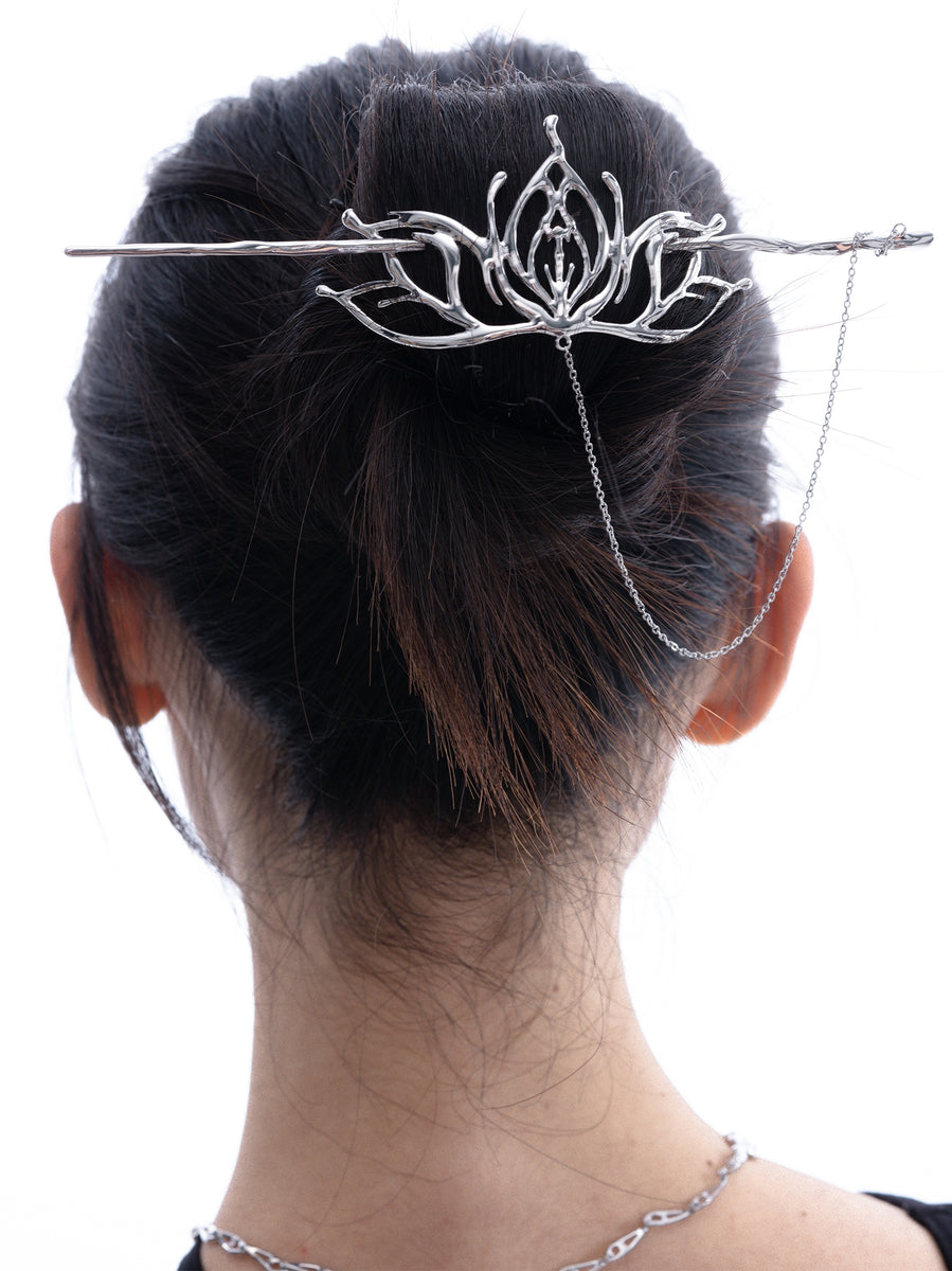 Loved Lordly Lotus Hairpin – FairytaleCreators