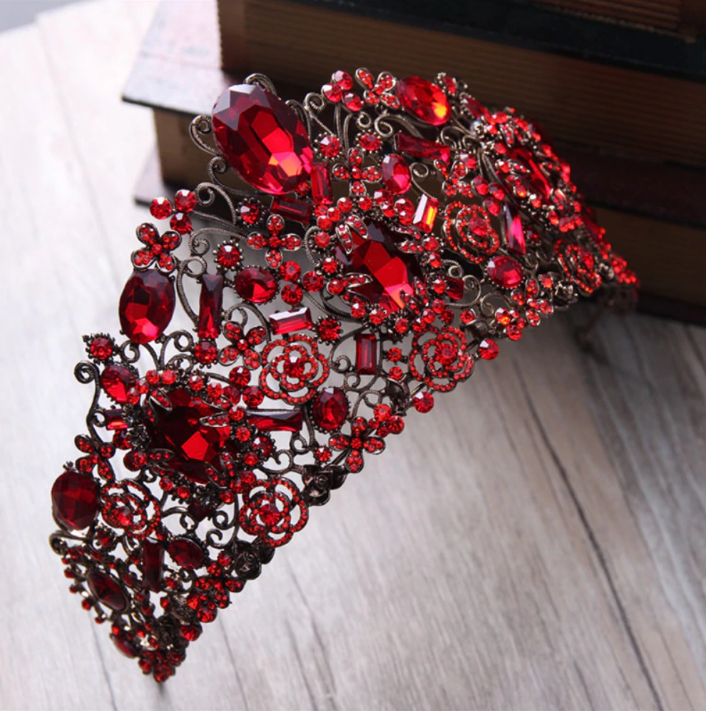 Jazzed Regal Red Diadem – FairytaleCreators