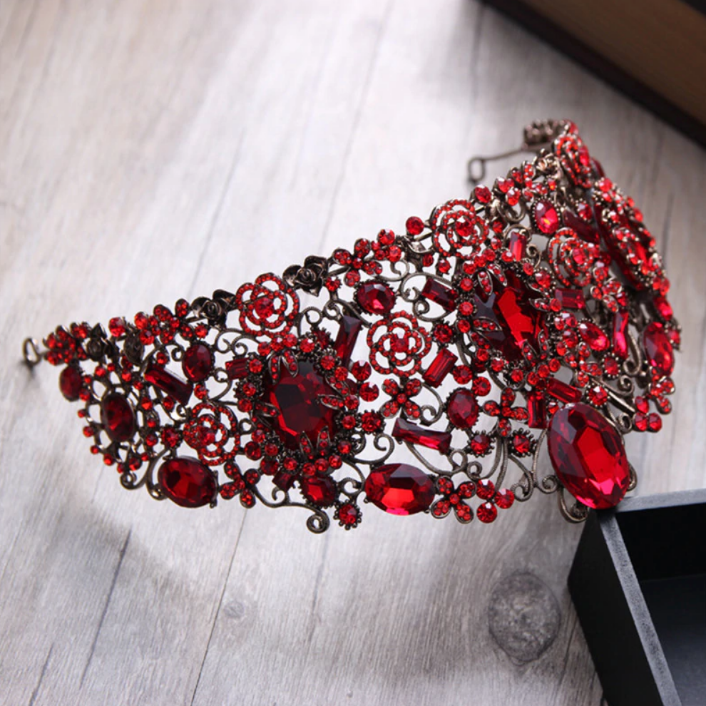 Jazzed Regal Red Diadem – FairytaleCreators