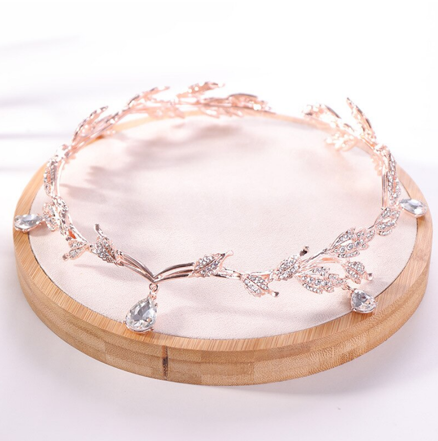 Just Pixie Waterdrop Tiara in Rose – FairytaleCreators
