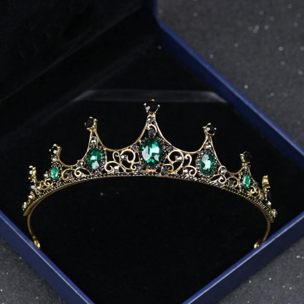 Beguiling Green Crystal Crown – FairytaleCreators