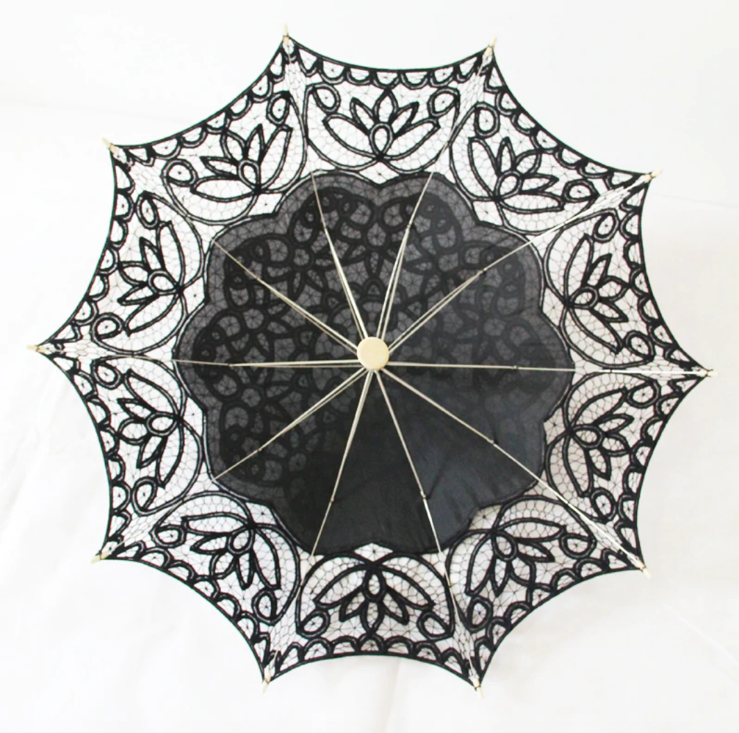 Tasteful Vintage Lace Parasol – FairytaleCreators