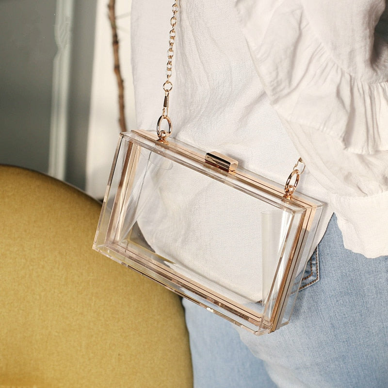 Fashion-Forward Crystal Clear Purse – FairytaleCreators