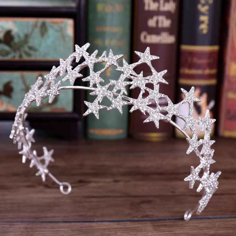 Dazzling Silver Star Headband – FairytaleCreators