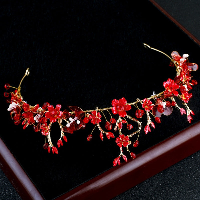 Red Magic Flower Tiara – FairytaleCreators